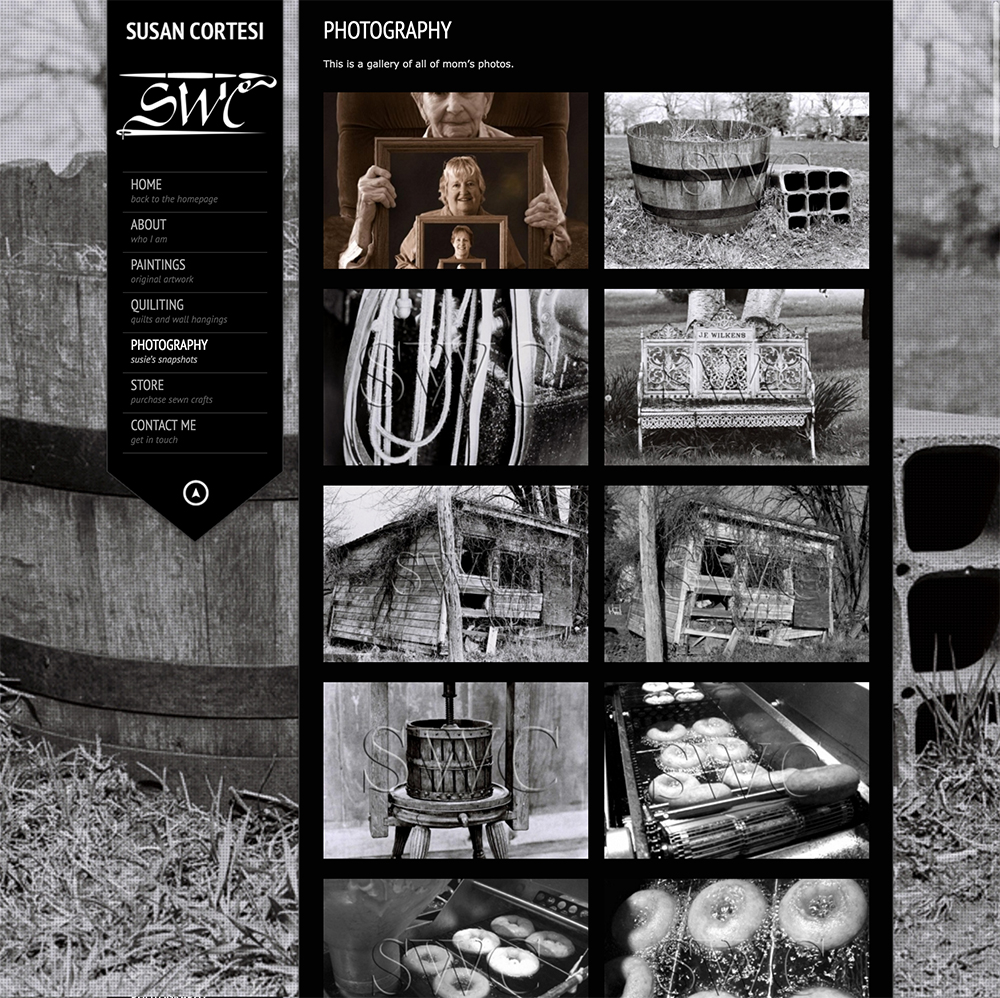 Susan Cortesi Website – Andrew Cortesi – Portfolio